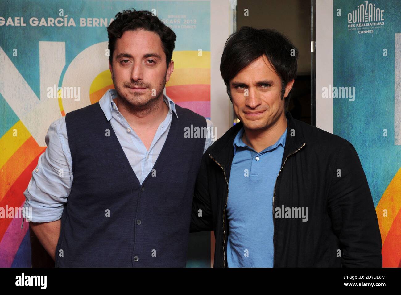 Director Pablo Larrain and Gabriel Garcia Bernal attending the 'No ...