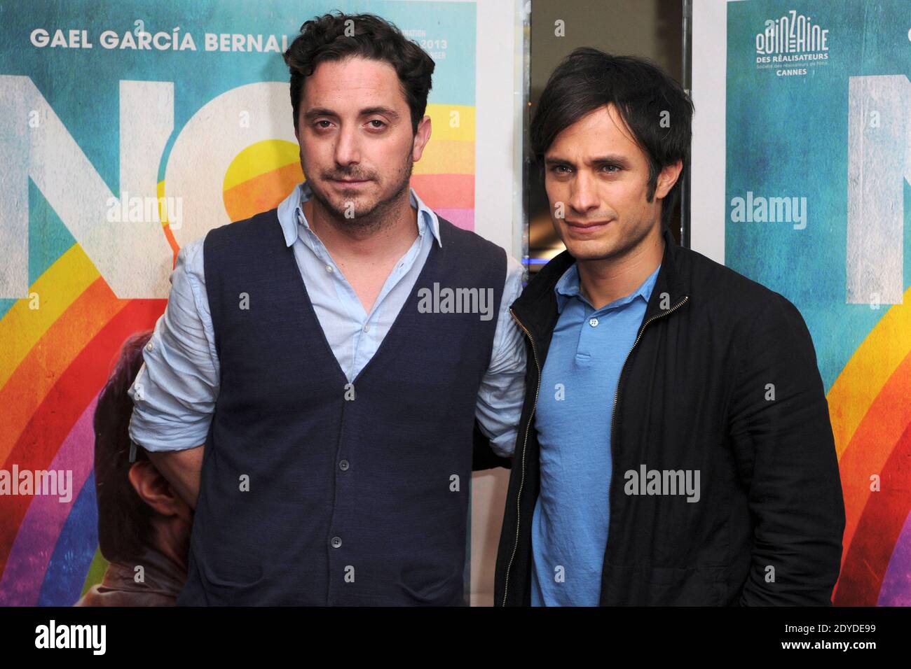 Director Pablo Larrain and Gabriel Garcia Bernal attending the 'No ...