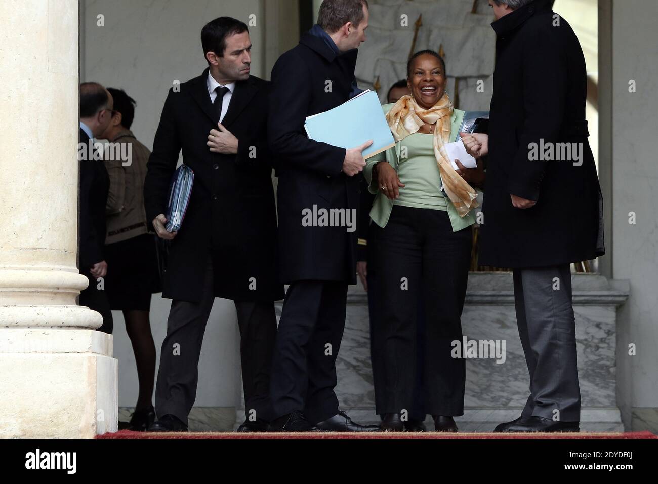 French Junior Minister for Social and Solidarity Economy Benoit Hamon ...