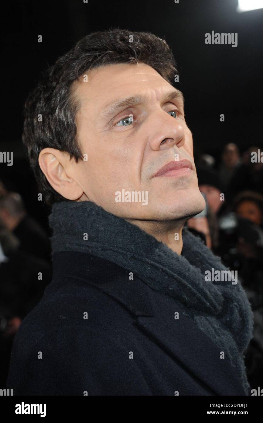 French singer Marc Lavoine arriving at the 'Champs Elysees' TV Show at ...
