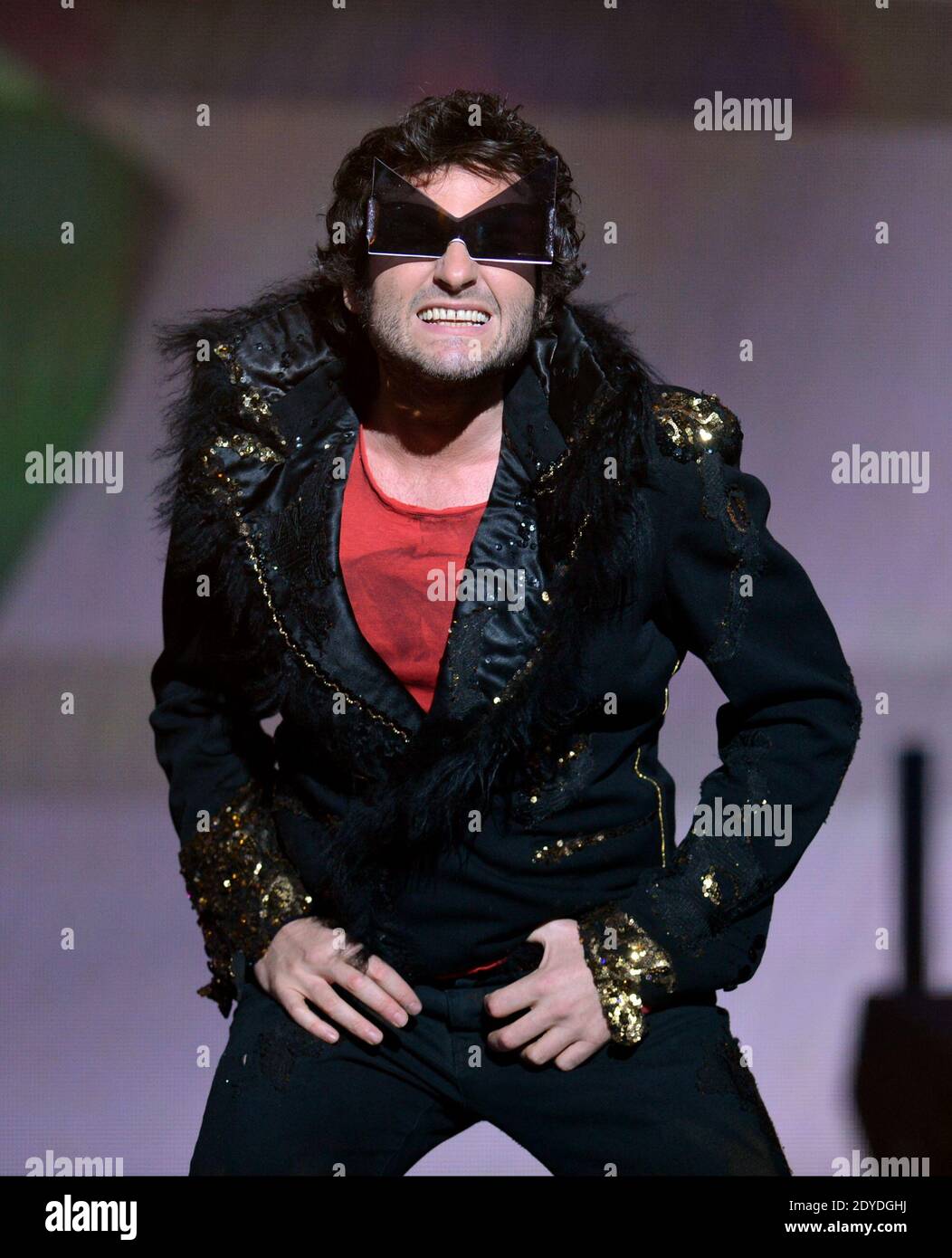 Mathieu Chedid aka M performing live during the 28th Victoires de la ...