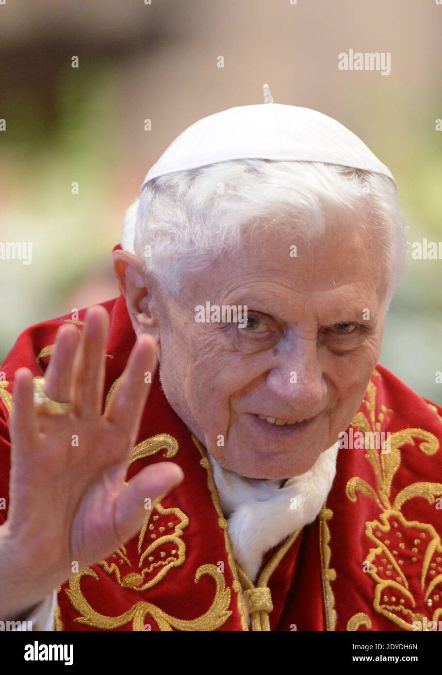 Pope Benedict XVI attends a ceremony to mark the 900th birthday of the ...