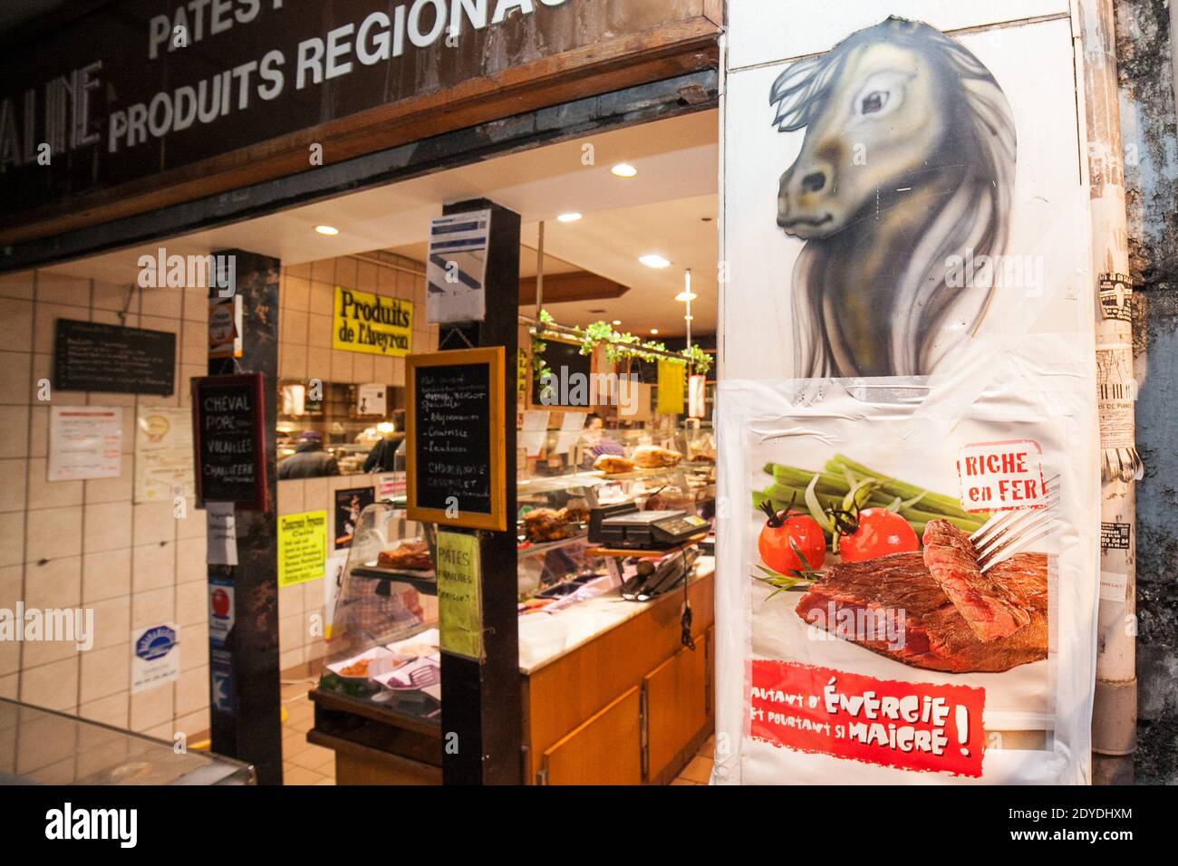 French horse meat hi-res stock photography and images - Alamy