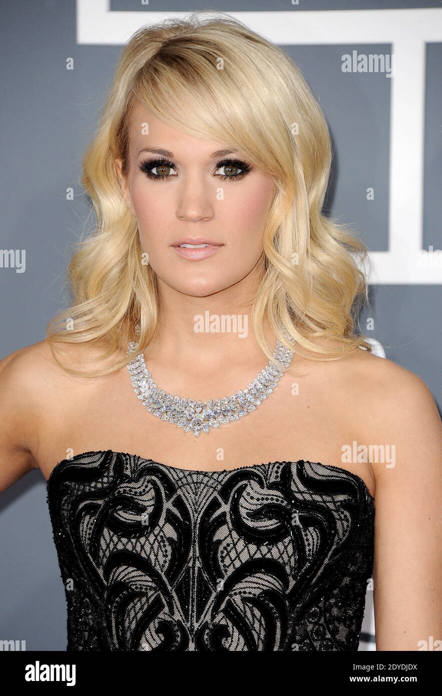Carrie Underwood arrives at the 55th Annual GRAMMY Awards at Staples ...
