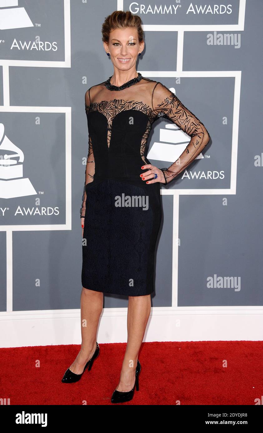 Faith Hill arrives at the 55th Annual GRAMMY Awards at Staples Center ...