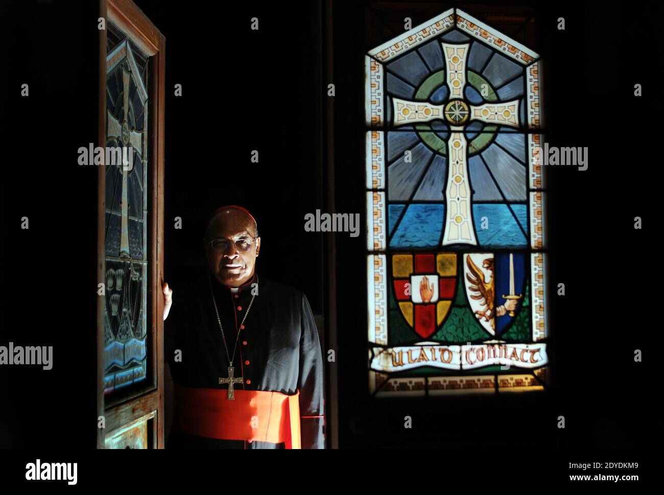 South African cardinal Wilfrid Fox Napier in Rome, Italy on October ...