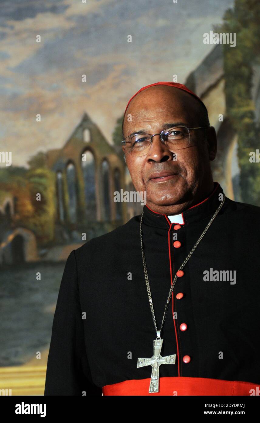 South African cardinal Wilfrid Fox Napier in Rome, Italy on October ...