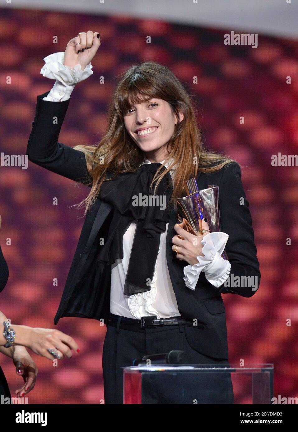 Lou Doillon, best female artist, during the 28th Victoires de la ...