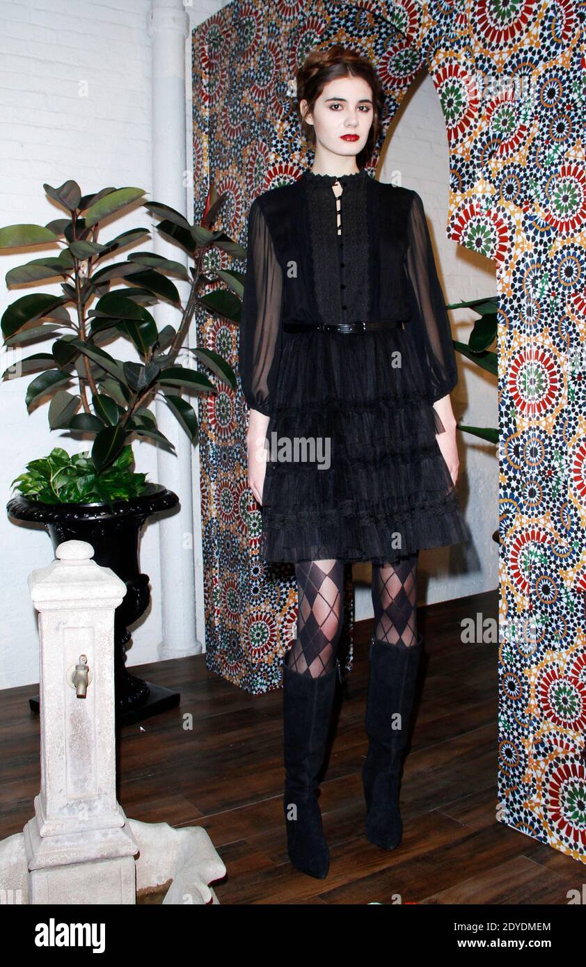 Models display the creations of Alice + Olivia during their MBFW Fall ...