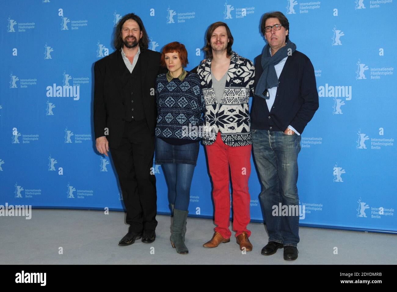 Actor Johan Heldenbergh, actress Veerle Baetens, director Felix Van ...