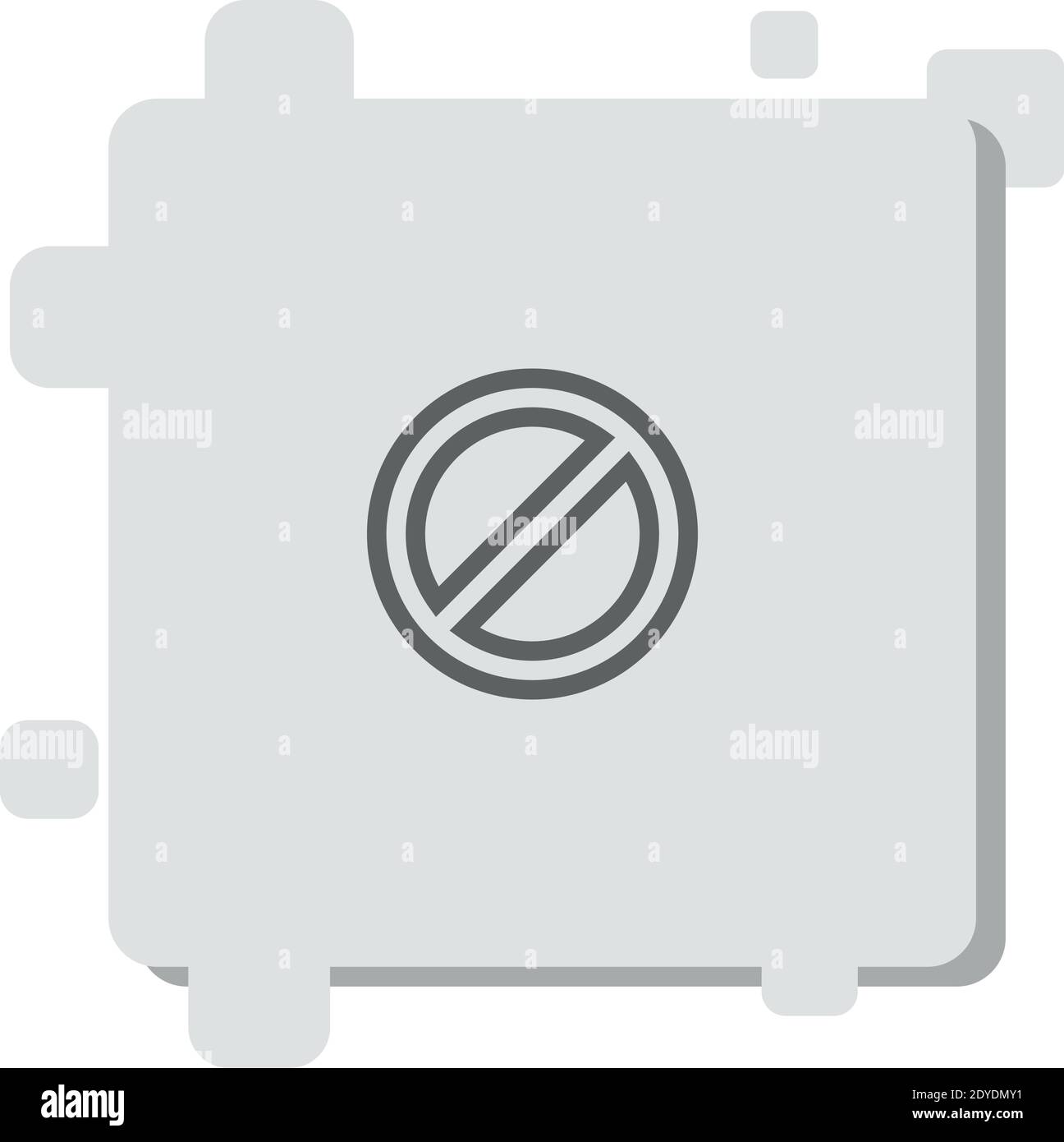 forbidden vector icon modern simple vector illustration Stock Vector ...