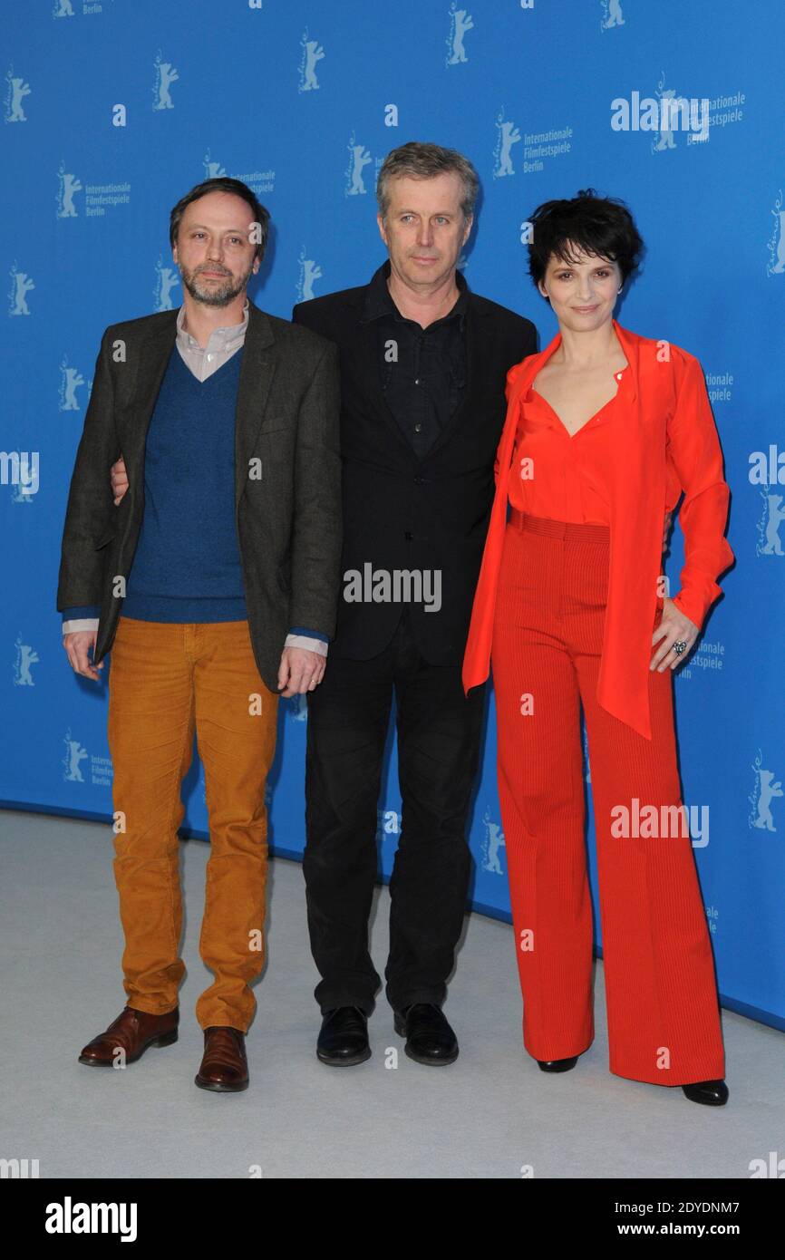 Jean Luc Vincent, Juliette Binoche and director Bruno Dumont attending the 'Camille Claudel ...