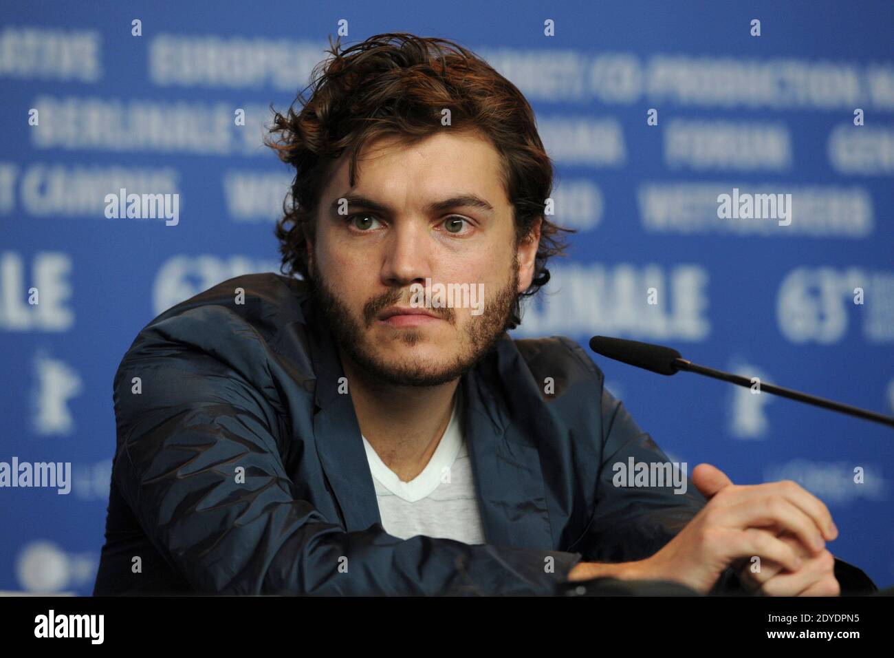 US actor Emile Hirsch attending a press conference for the film 'Prince ...