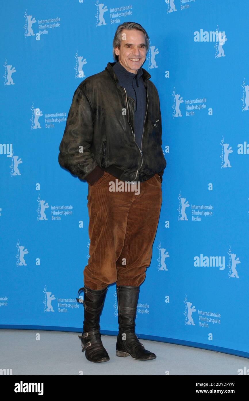 British actor Jeremy Irons attending the 'Night Train to Lisbon ...