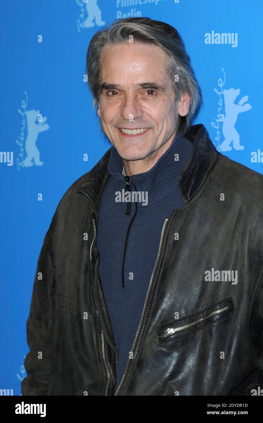British actor Jeremy Irons attending the 'Night Train to Lisbon ...