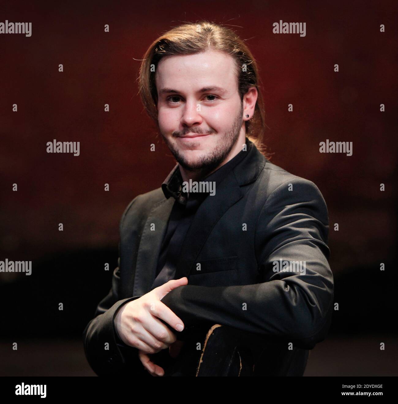 Kevin Amiel posing during the Revelations Classical ADAMI 2013 held at ...