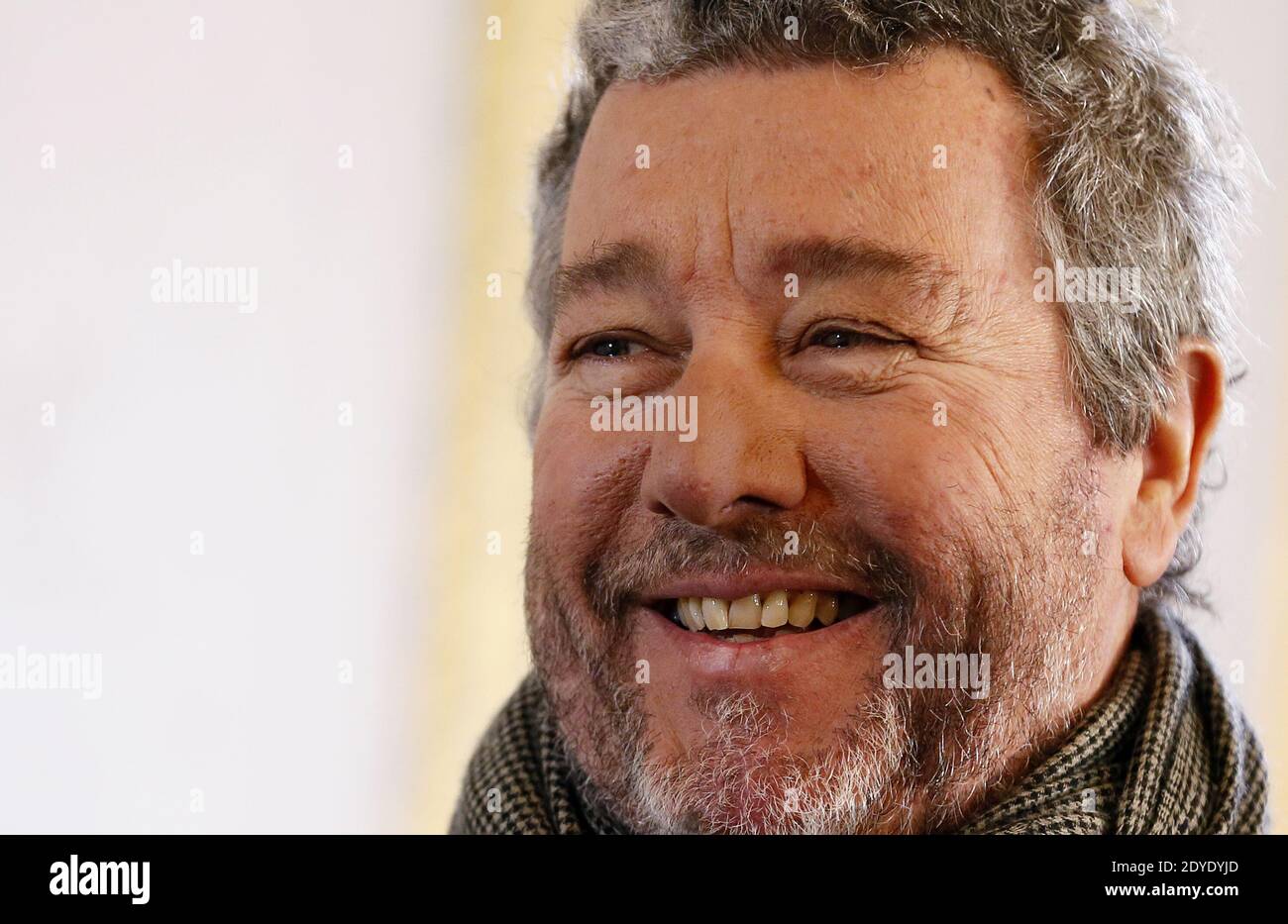 French designer Philippe Starck posing during the unveiling of 'The ...
