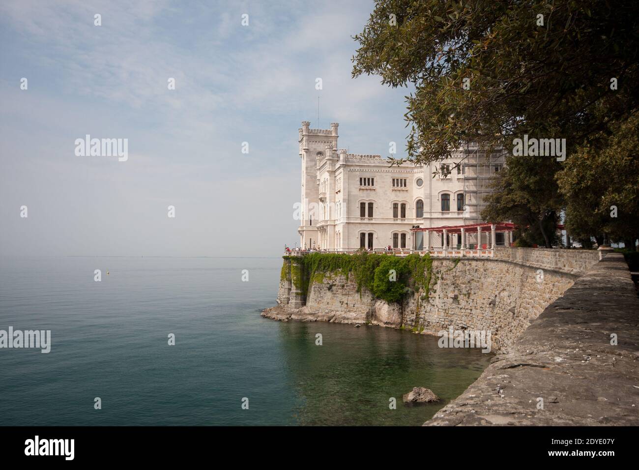 Beautiful Miramare Castle, Trieste Italy Stock Photo - Alamy