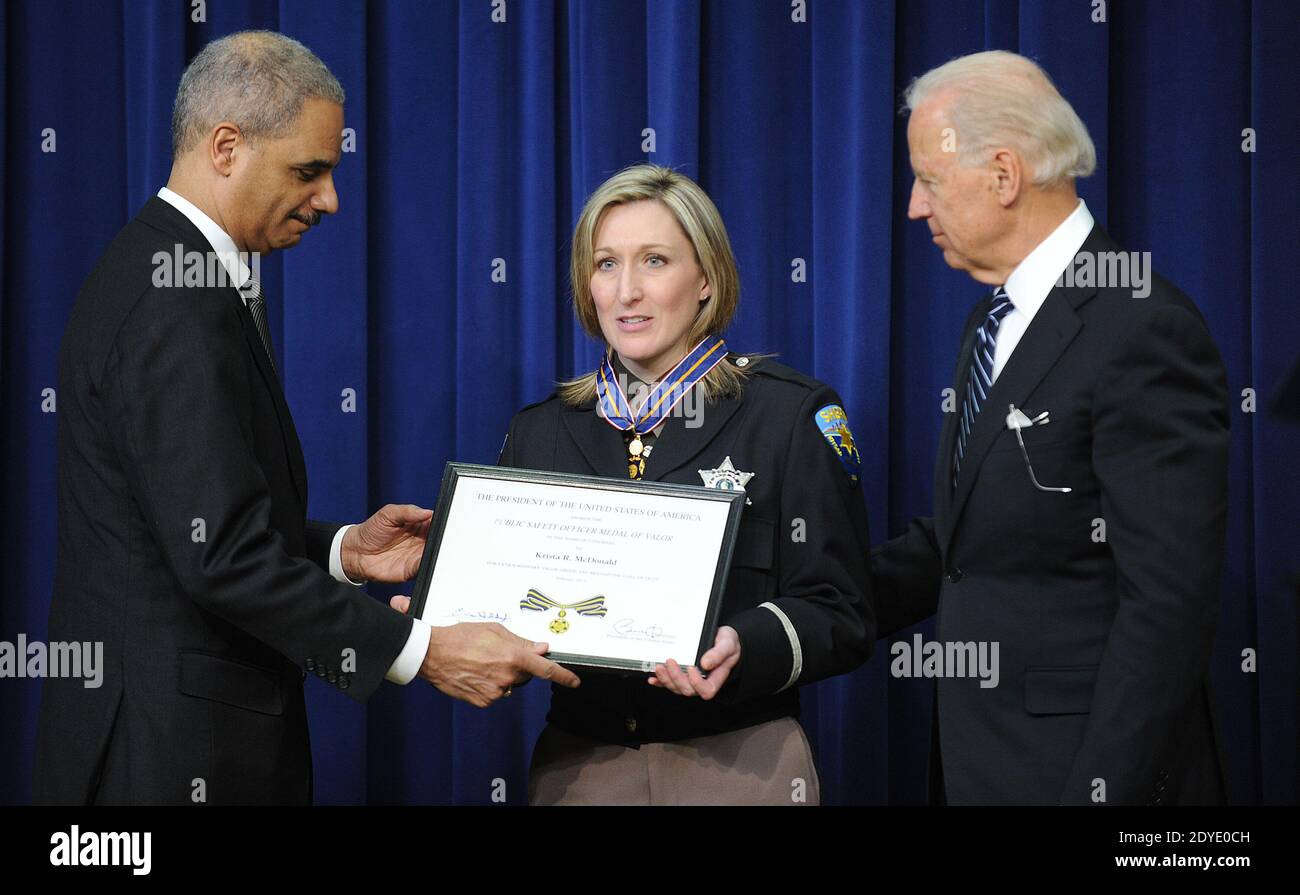 Vice President Joe Biden and Attorney General Eric Holder award Deputy ...