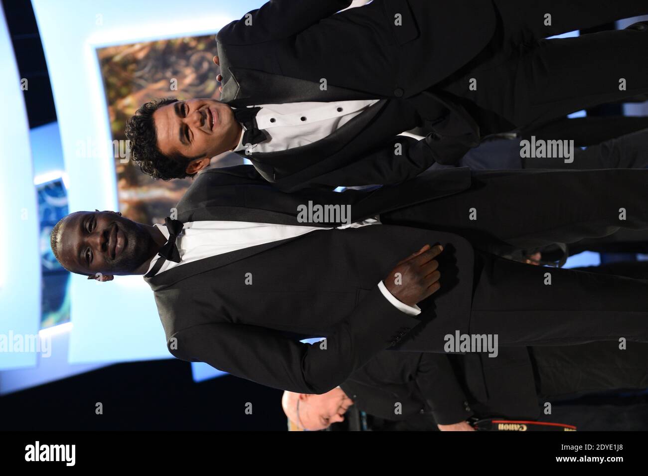 French actor and President of the ceremony Jamel Debbouze and French ...
