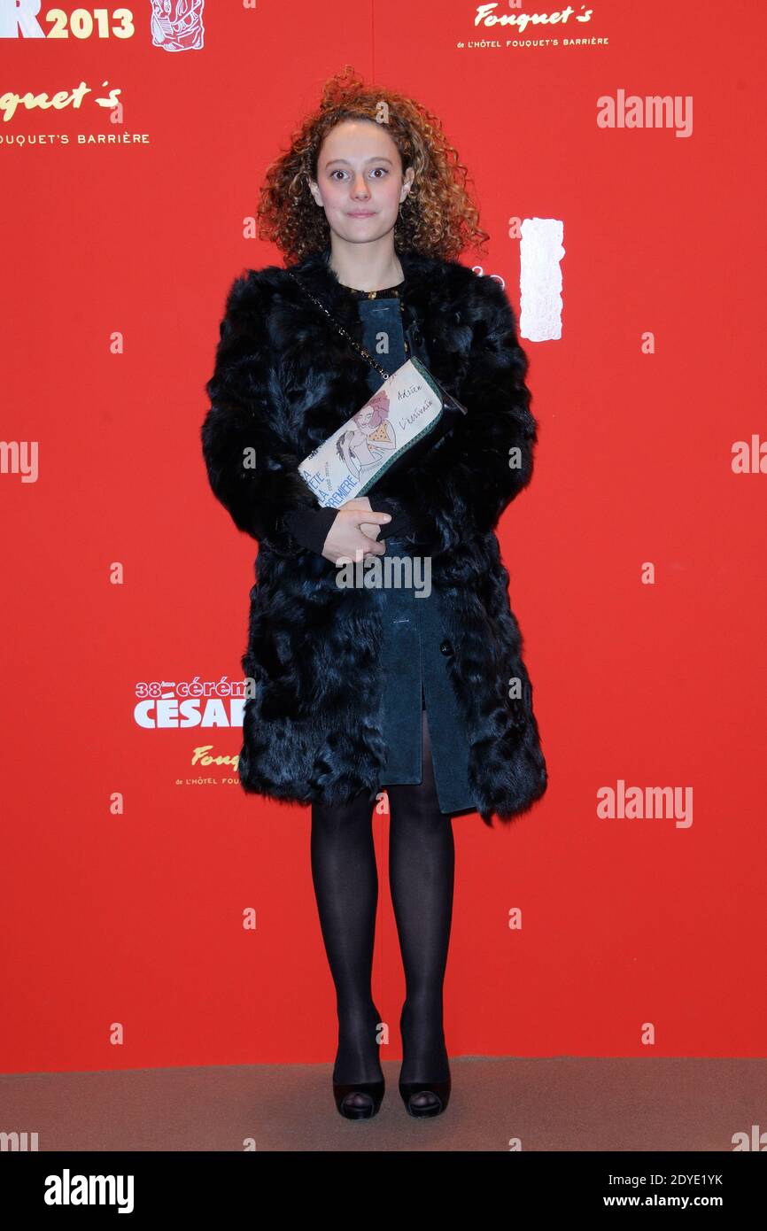Alice de Lencquesaing arriving at the 38th Cesar after party held at Le ...