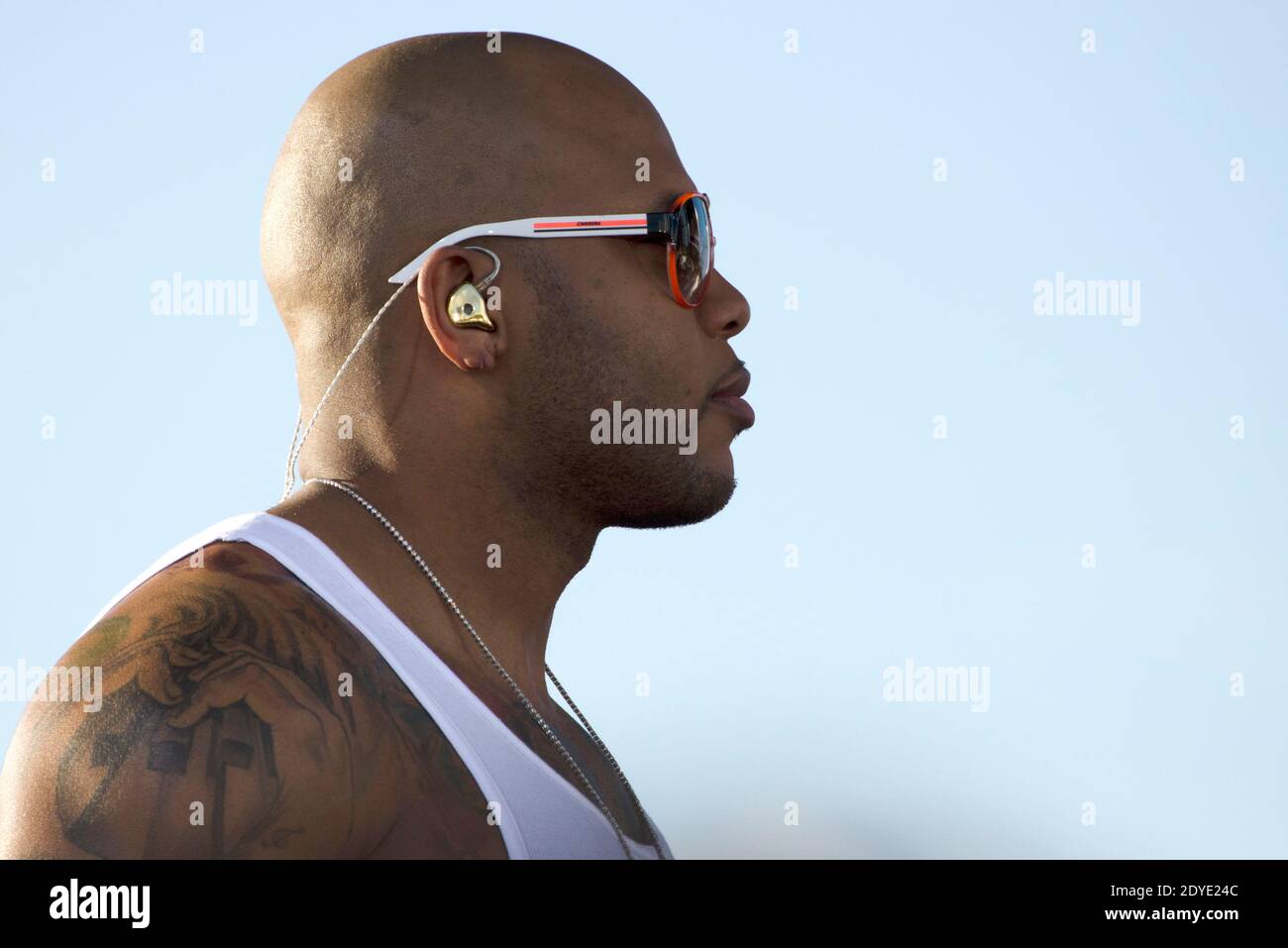 Rapper Flo Rida performs at the Today Show during the South Beach Wine ...