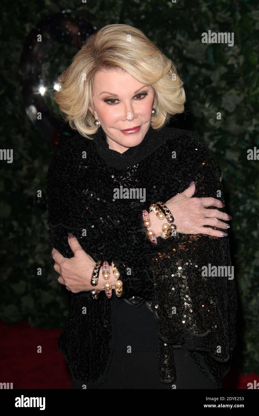 Joan Rivers arrives at the QVC 'Red Carpet Style' Party held at Four ...