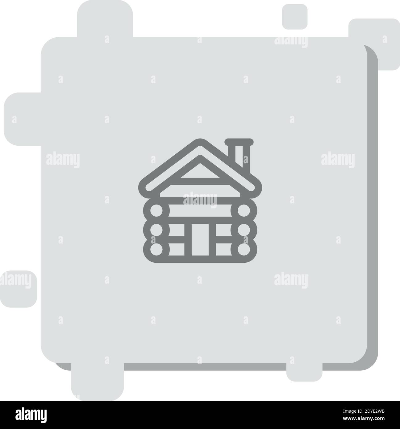 cabin vector icon modern simple vector illustration Stock Vector Image ...