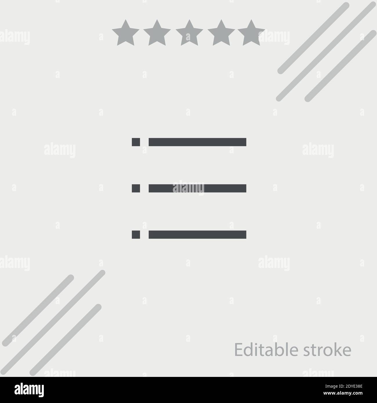 bullet list vector icon modern simple vector illustration Stock Vector ...