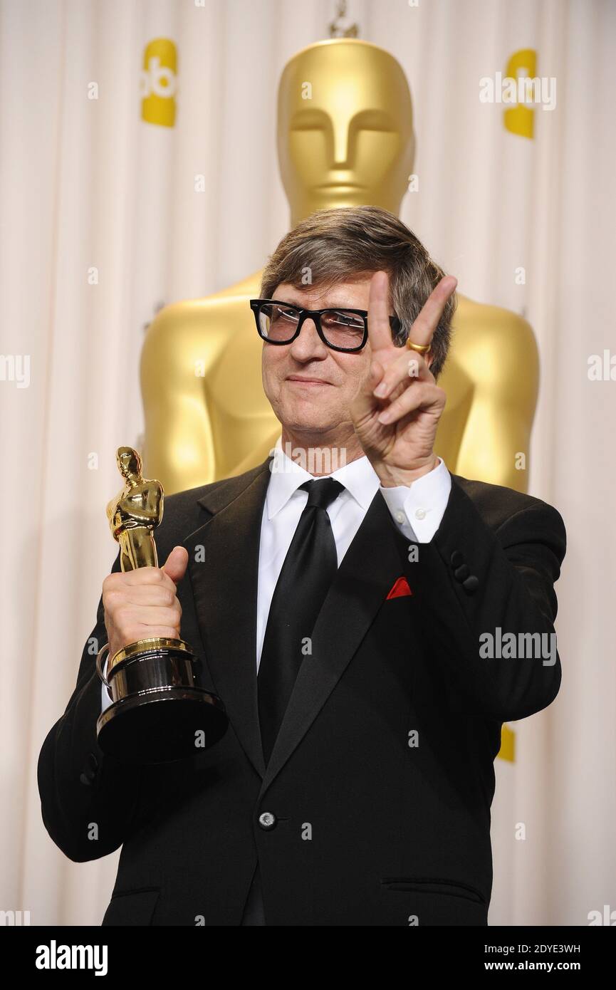 Rick Carter poses in the press room during the 85th Annual Academy ...