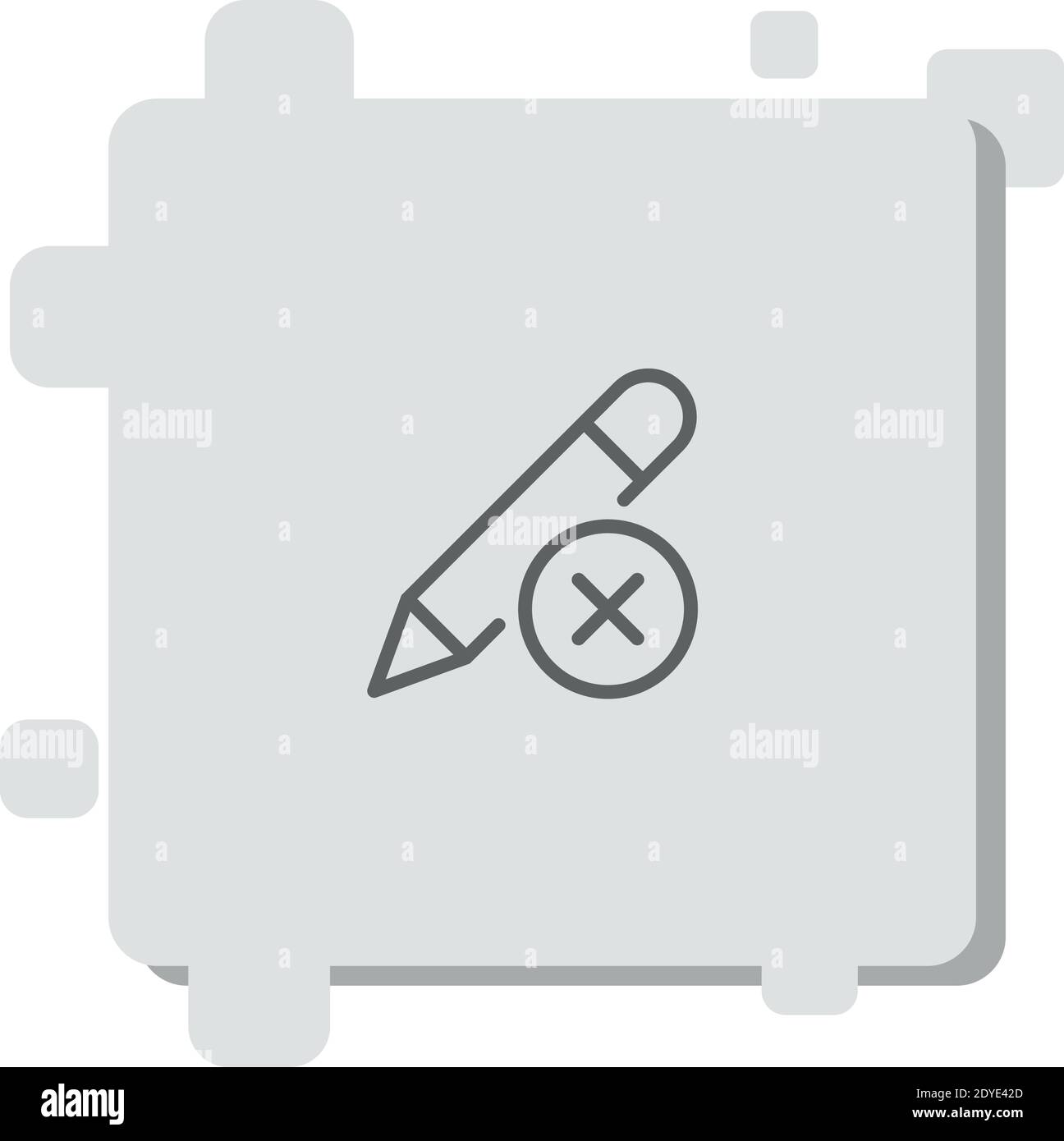 delete symbol vector icon modern simple vector illustration Stock ...