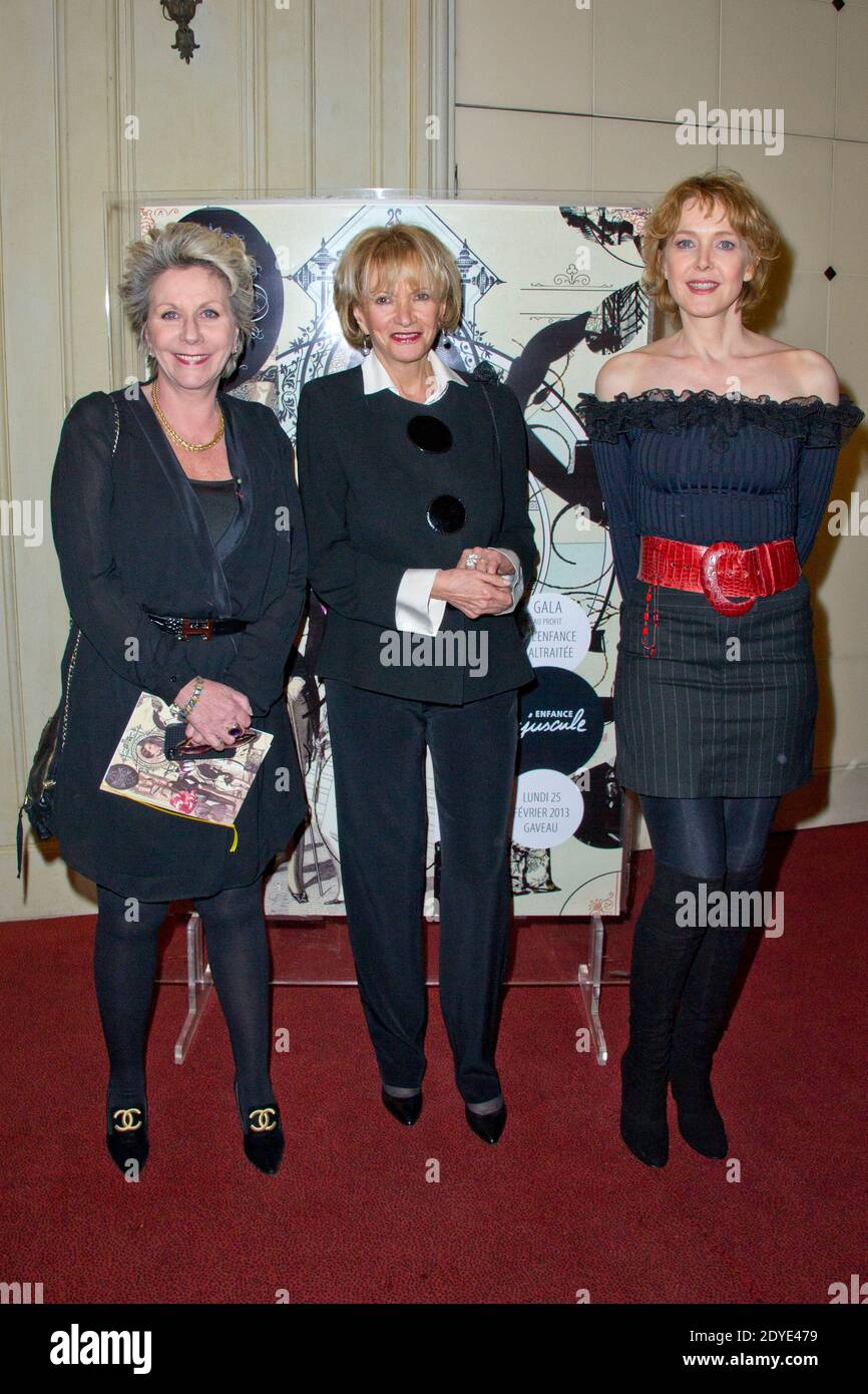 Francoise Laborde, Eve Ruggieri and Agnes Soral attending the 'Gala d ...