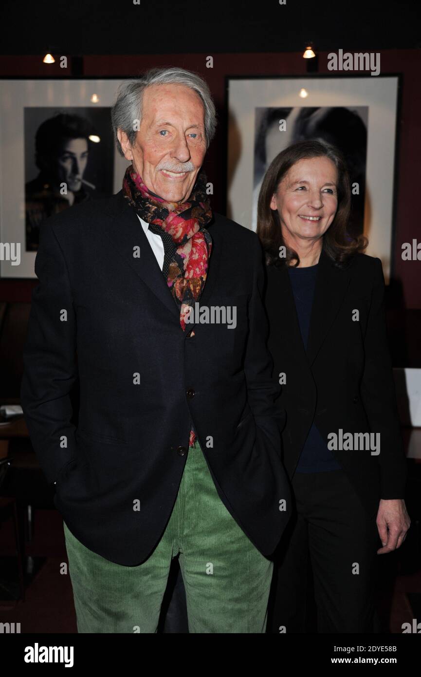 Jean Rochefort and his wife attending the premiere of 'L'Artiste Et Son ...