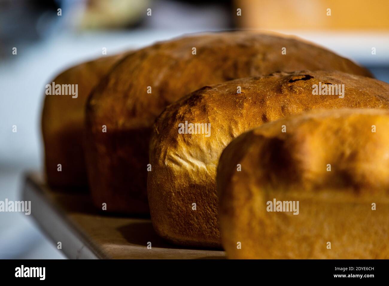 Freshly baked loaves of bread Stock Photo - Alamy