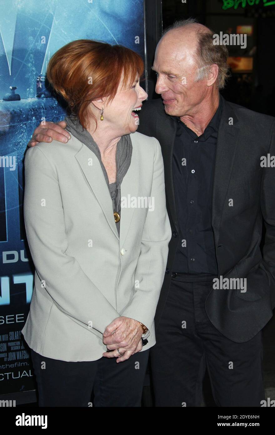 Ed Harris and Amy Madigen attend the premiere for Phantom at the ...