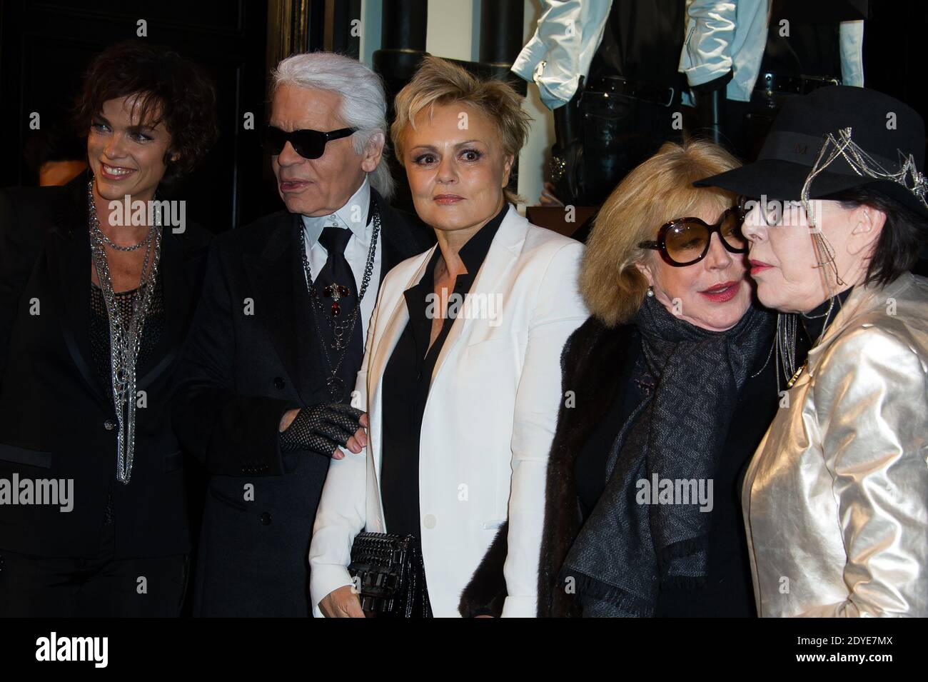 Anne Le Nen, Karl Lagerfeld, Murielle Robin, Dani and Marianne ...