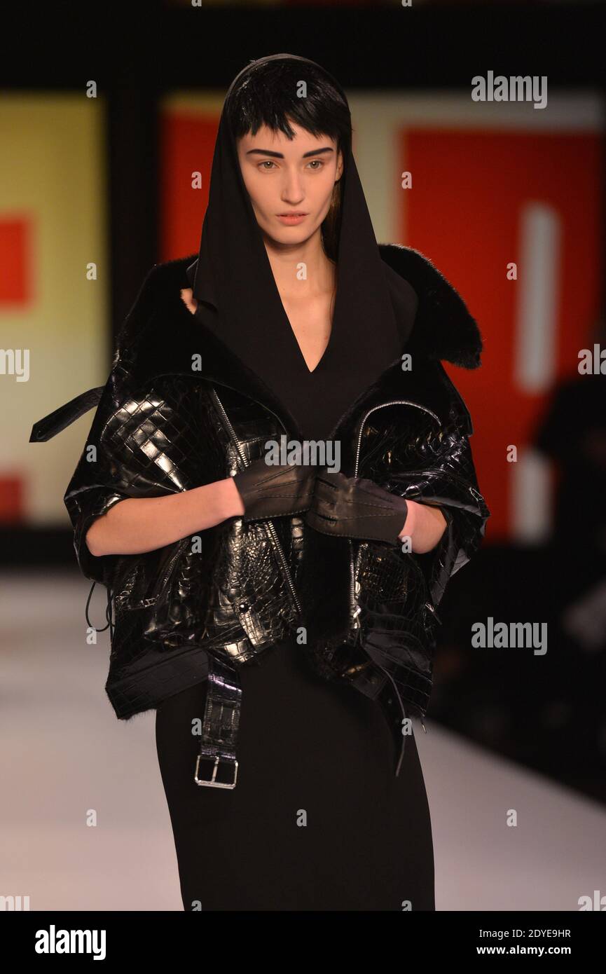 A model displays a creation by Jean-Paul Gaultier for his Fall-Winter ...