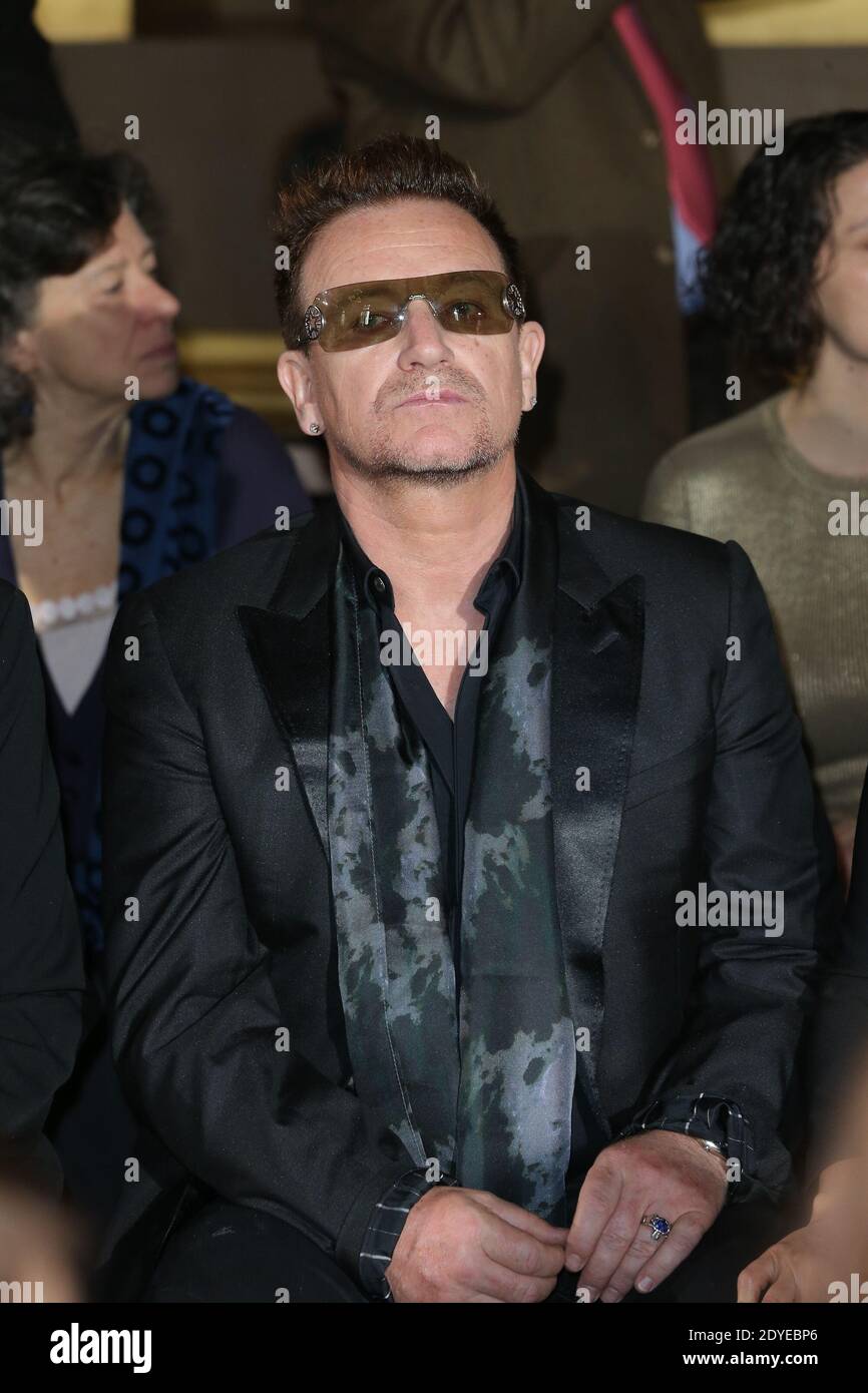 Bono attending the Stella McCartney's Fall-Winter 2013-2014 Ready-To ...