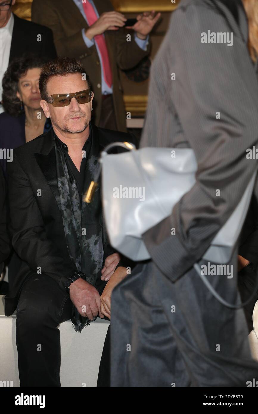 Bono attending the Stella McCartney's Fall-Winter 2013-2014 Ready-To ...