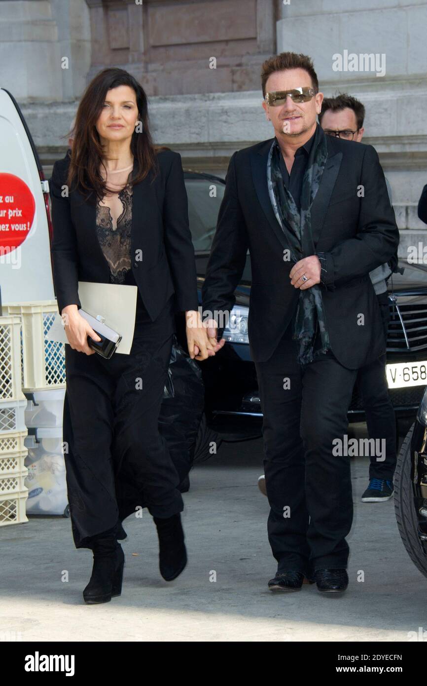 Bono and girlfriend attending Stella Mc Cartney's Fall-Winter 2013-2014 ...