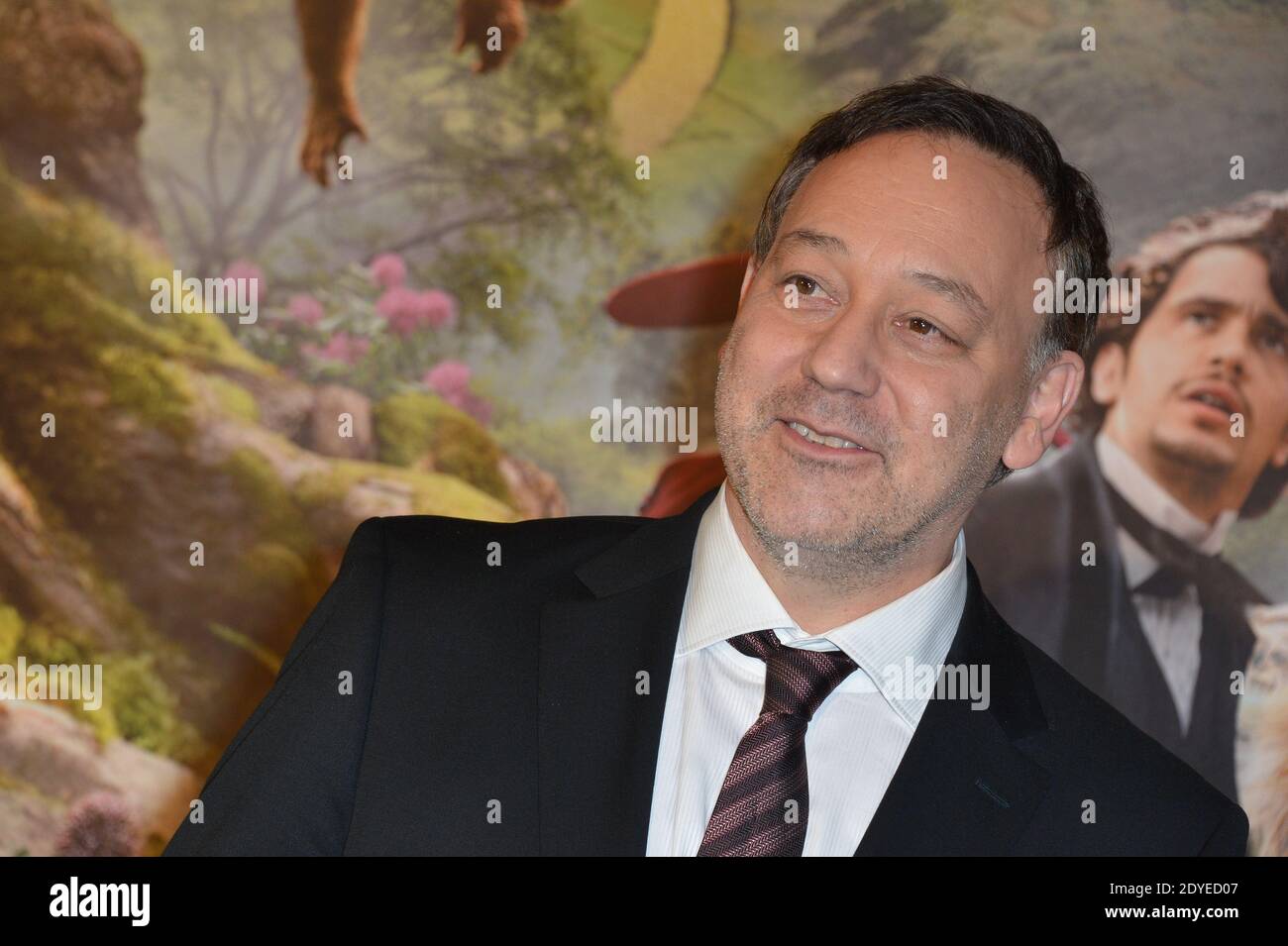 US director Sam Raimi arrives for the France premiere of the movie 'Oz ...