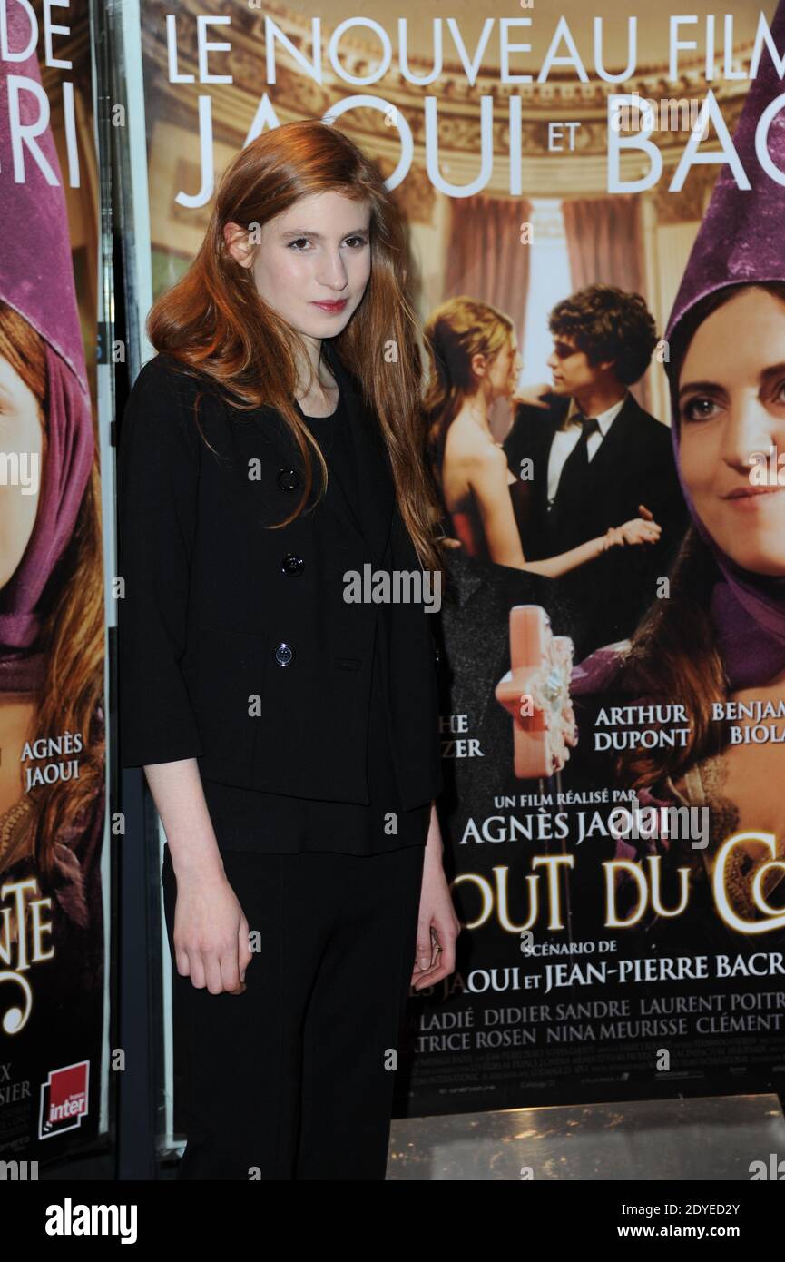 Agathe Bonitzer attending the premiere of 'Au Bout du Conte' at UGC ...