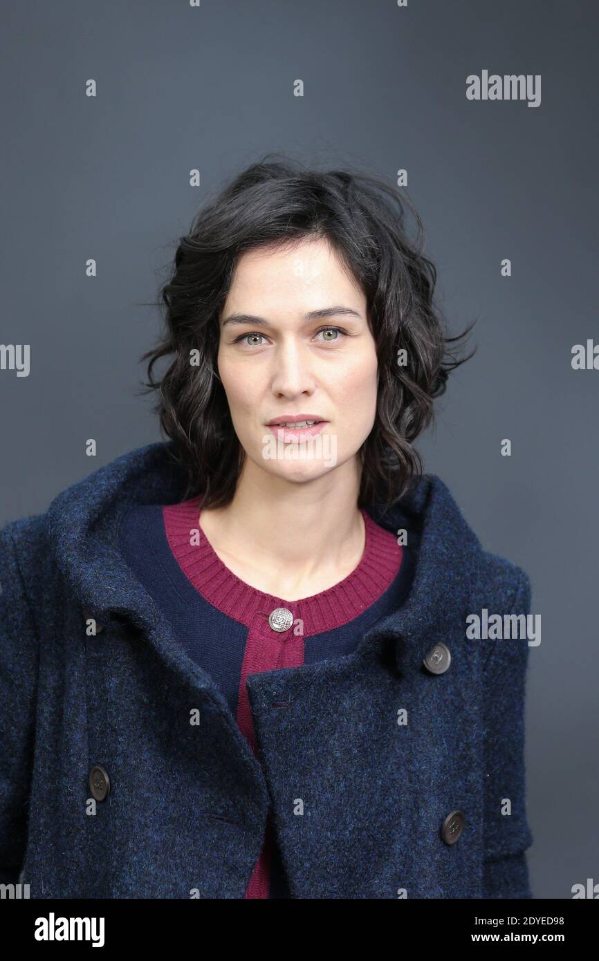 Clotilde Hesme posing backstage at Chanel's Fall-Winter 2013-2014 Ready ...