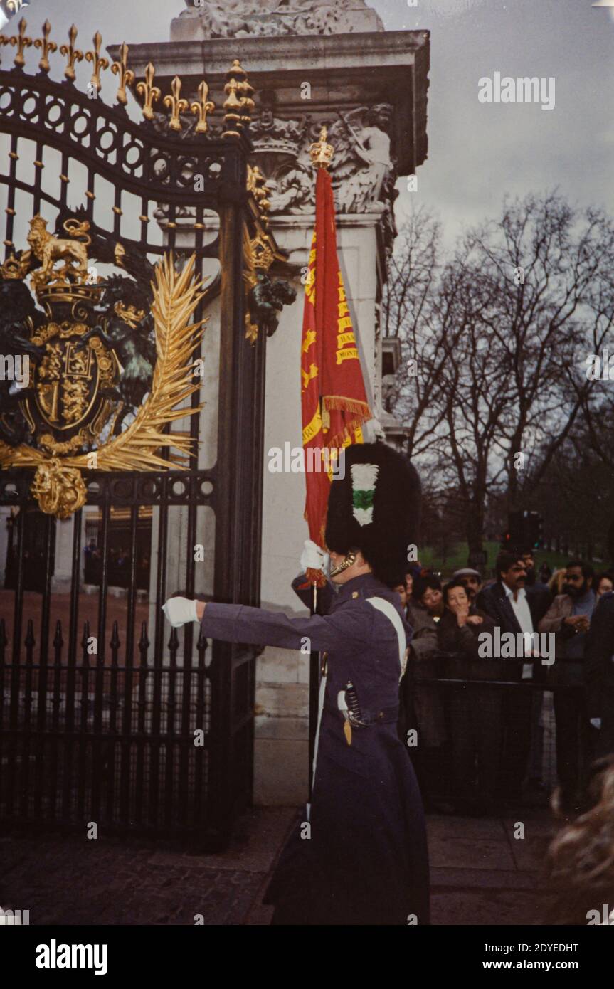 LONDON, UNITED KINGDOM MARCH 1976: Coldstream Guards in London in 70s ...