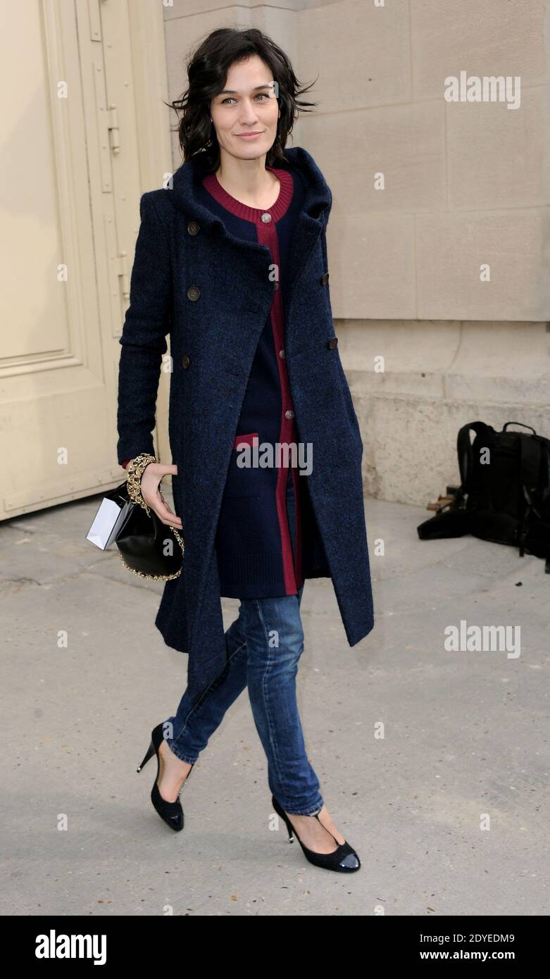 Clotilde Hesme arriving to the Chanel Fall-Winter 2013/2014 Paris ...