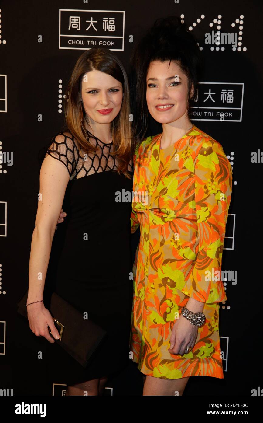 Elodie Frege and Brisa Roche attending the K11 party held at Pavillon ...