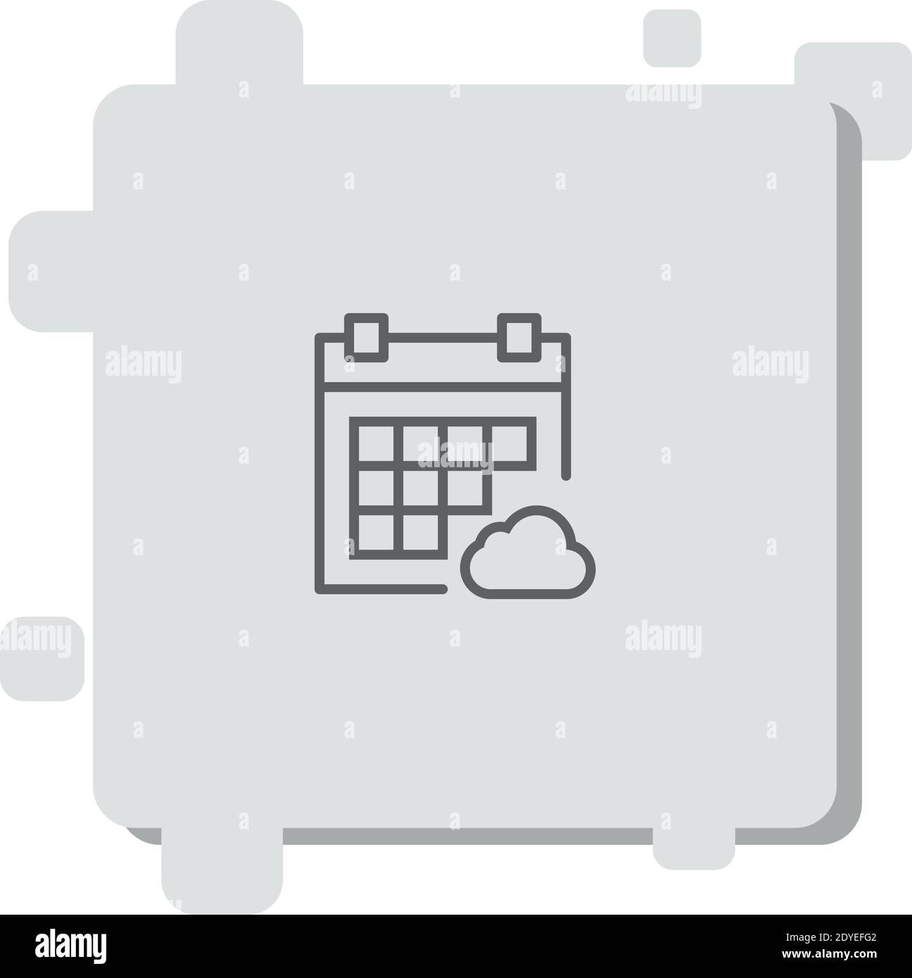 calendar vector icon modern simple vector illustration Stock Vector ...
