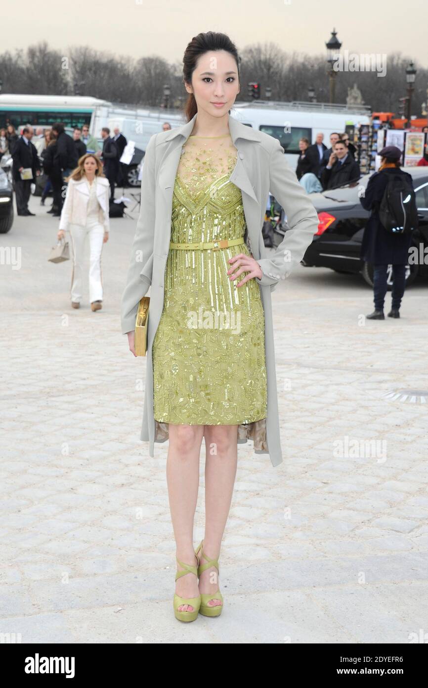 Pace Wu attending Elie Saab's Fall-Winter 2013-2014 Ready-To-Wear ...