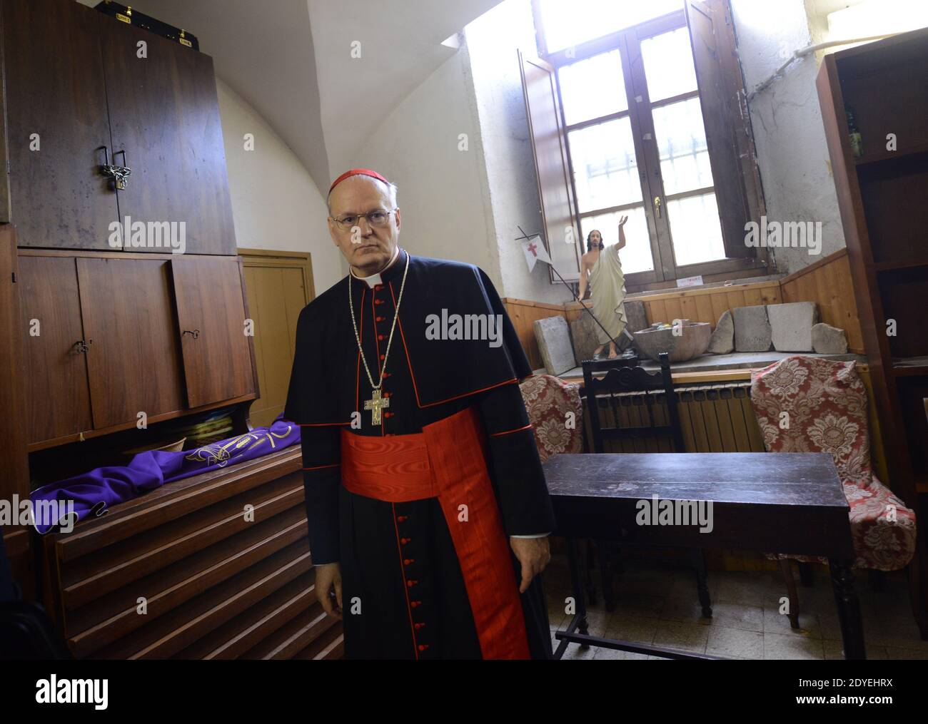 Hungarian Cardinal and Archbishop of Budapest Peter Erdo in the ...