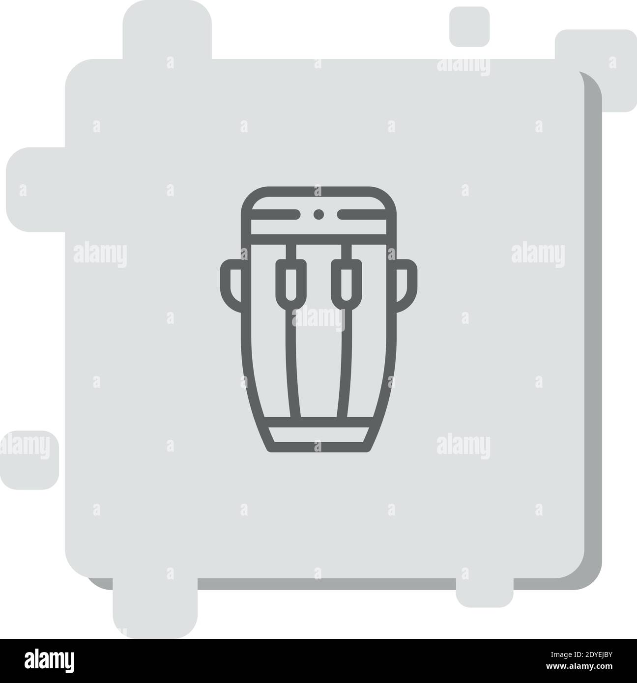 conga vector icon modern simple vector illustration Stock Vector Image ...